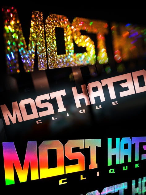 Most Hated | Sticker – Colorblindvisuals